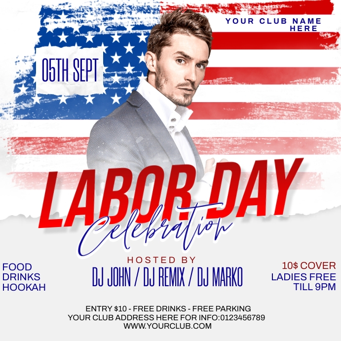 Labor day Template | PosterMyWall