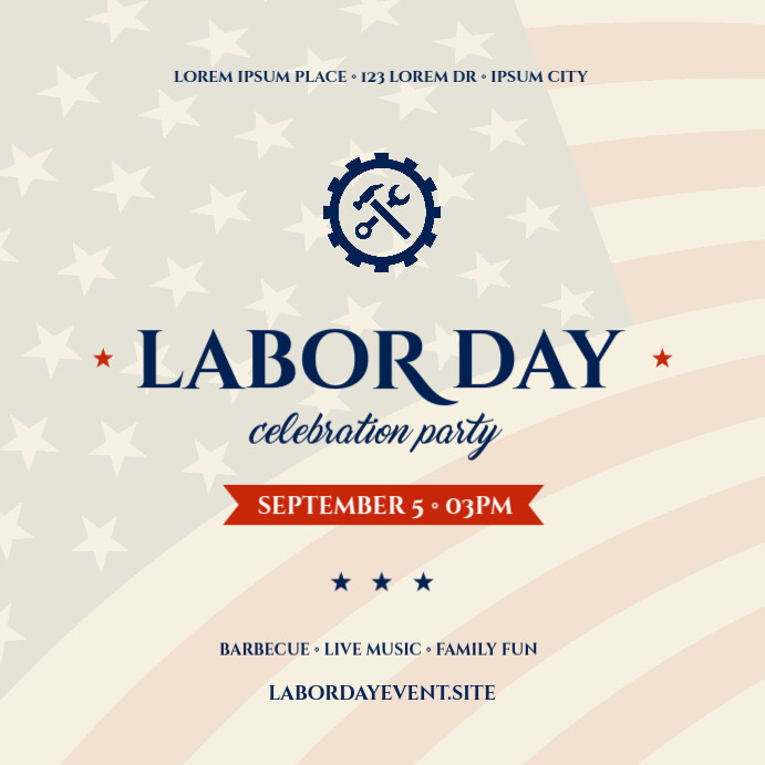 LABOR DAY EVENT BANNER | PosterMyWall