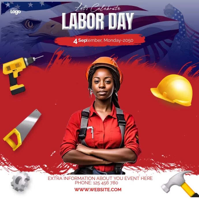 Labor Day Event Celebration Template | PosterMyWall