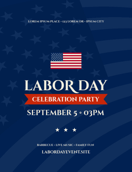 LABOR DAY EVENT FLYER Template | PosterMyWall