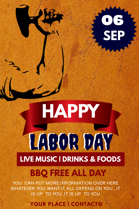 Labor Day Event Flyer | PosterMyWall