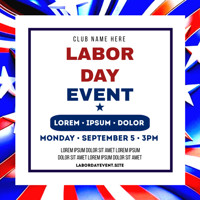 labor day event flyer Templat | PosterMyWall