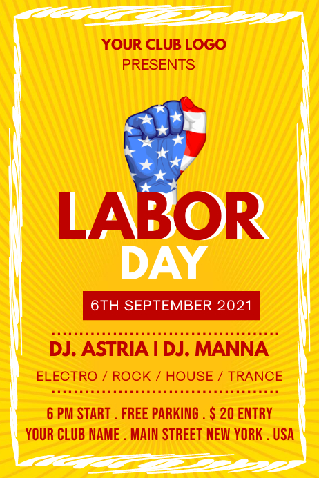 Copy of Labor Day Event Flyer Template | PosterMyWall