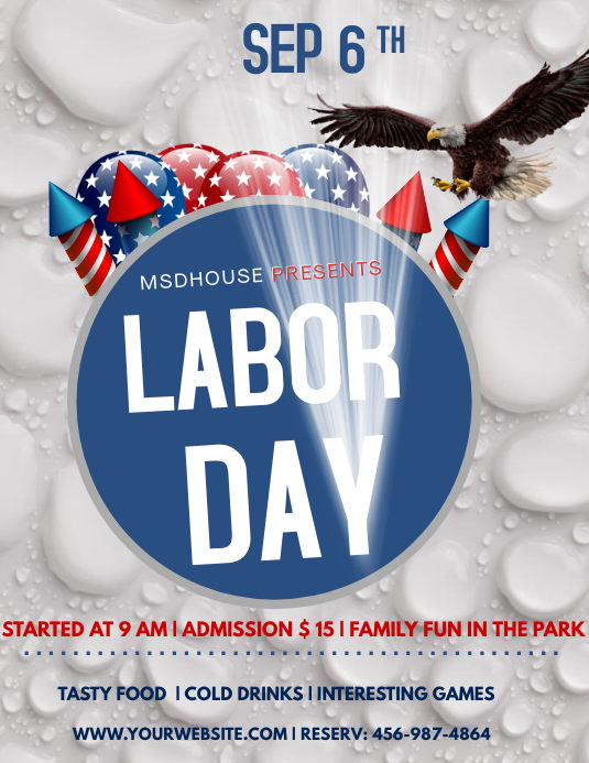 Labor Day Event Template Flyer | PosterMyWall