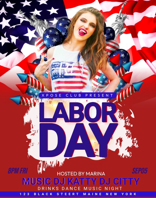 labor day flyer Template | PosterMyWall