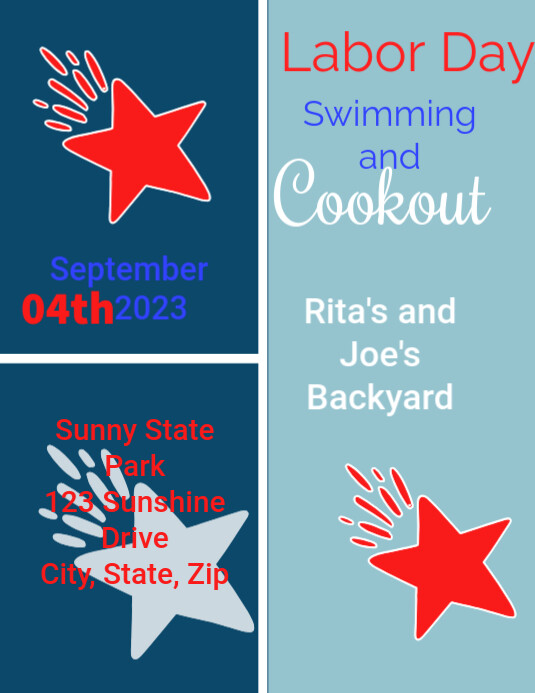 Labor Day Flyer Template | PosterMyWall