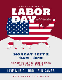 labor day flyer Template | PosterMyWall