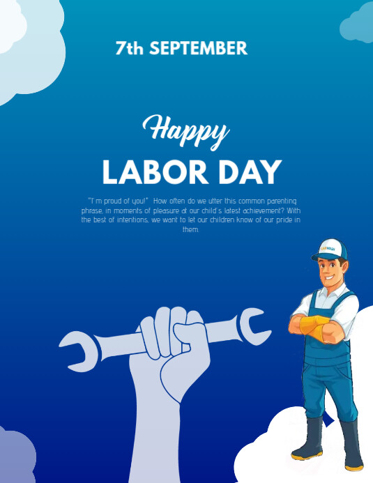 Pamflet Hari Buruh Templat | PosterMyWall