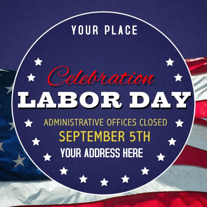 LABOR DAY FLYER Template | PosterMyWall