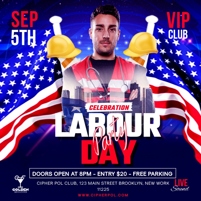 labor day flyer Template | PosterMyWall