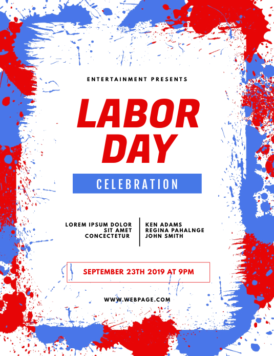 Labor day flyer Template | PosterMyWall