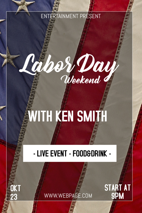 Copy of Labor day flyer template | PosterMyWall