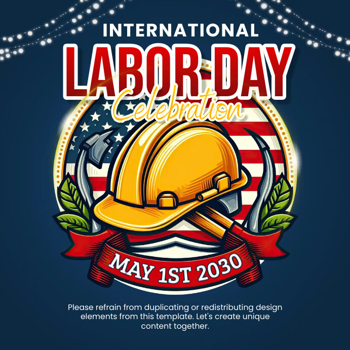 Copy of Labor Day Greeting template | PosterMyWall