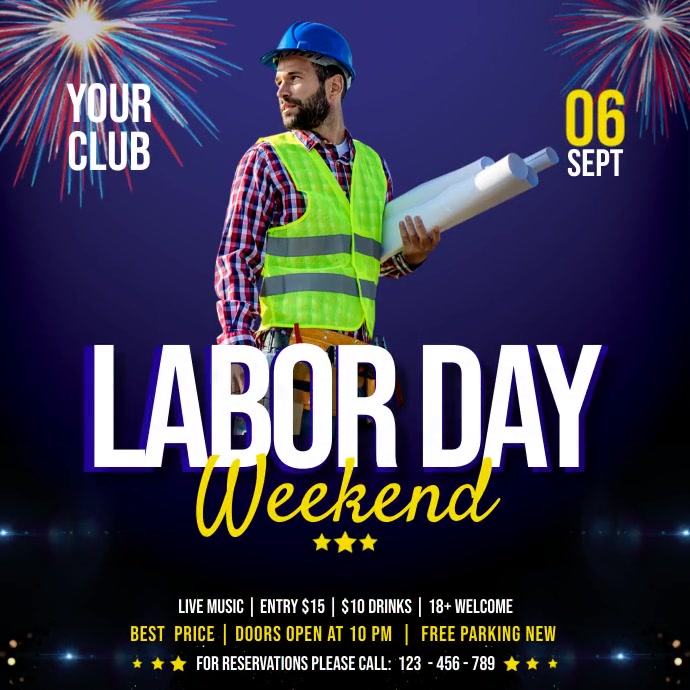 Labor Day Instagram Template | PosterMyWall