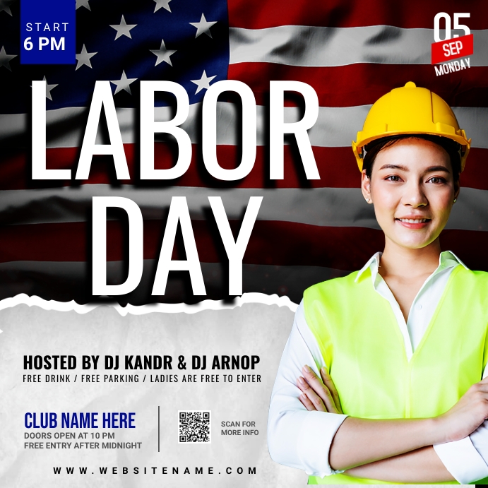 Labor Day Instagram post Template | PosterMyWall