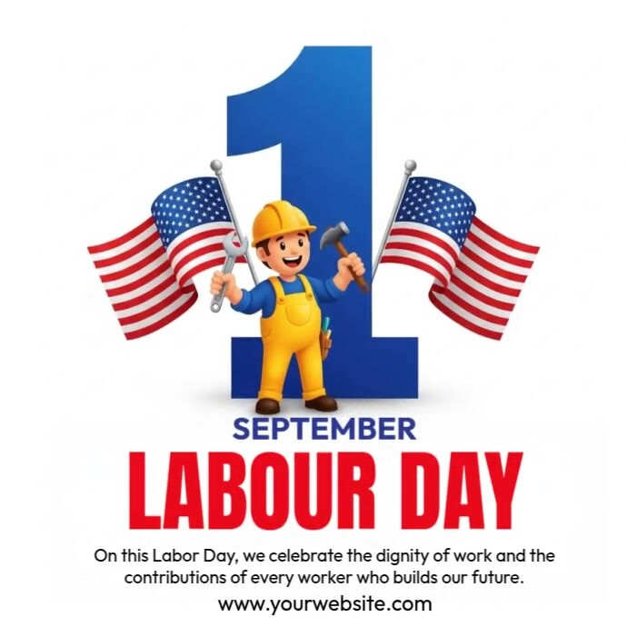 Labor Day Instagram Post Template | PosterMyWall
