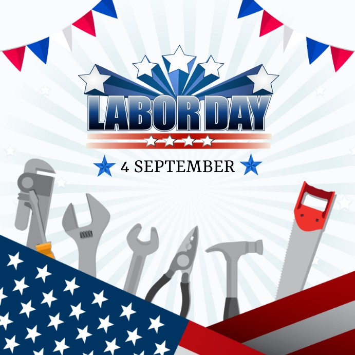 Labor day Instagram post template | PosterMyWall