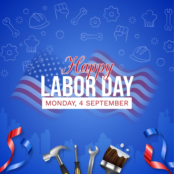 Labor day Instagram post template | PosterMyWall