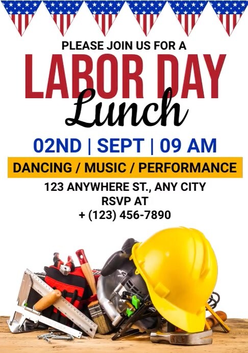 Copy of Labor Day Lunch Ads | PosterMyWall