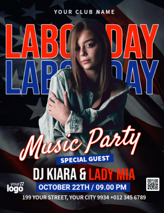 Labor Day Music Party Template | PosterMyWall