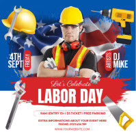 Labor Day Club Party Template | PosterMyWall