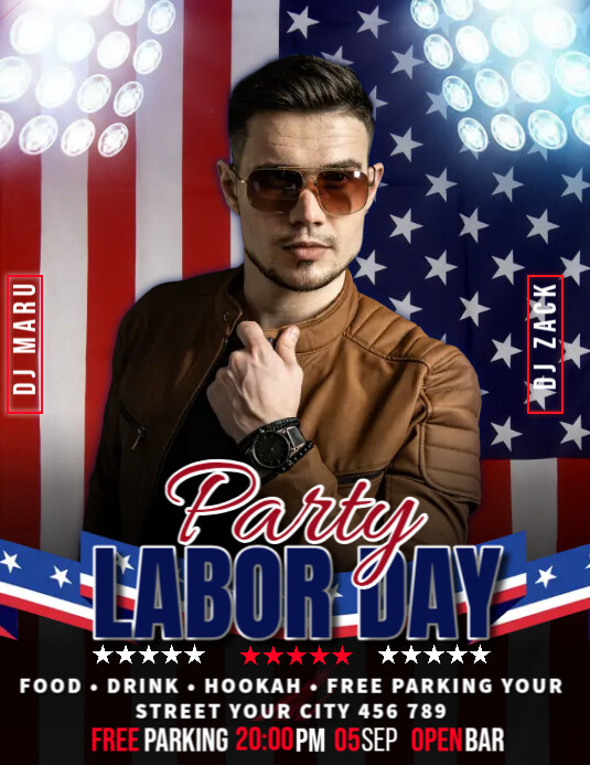 Labor Day Party Design Template | PosterMyWall