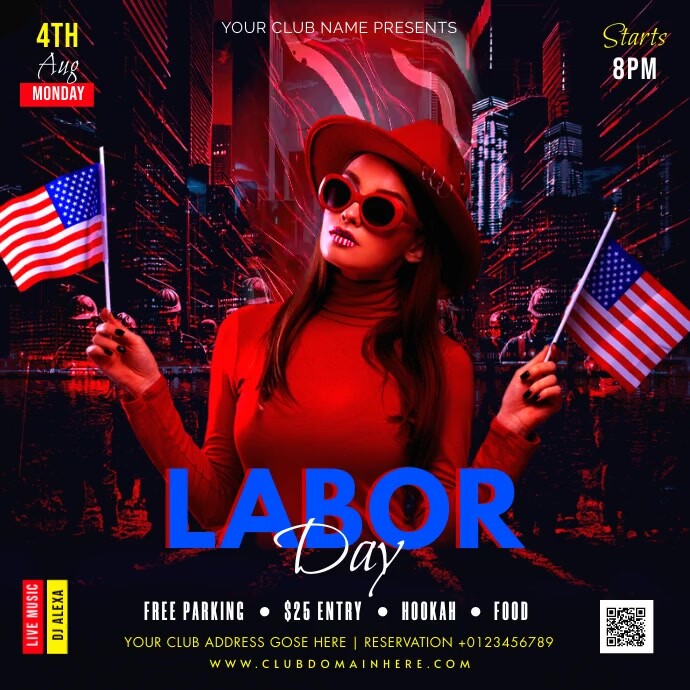 Copy of labor day party | PosterMyWall