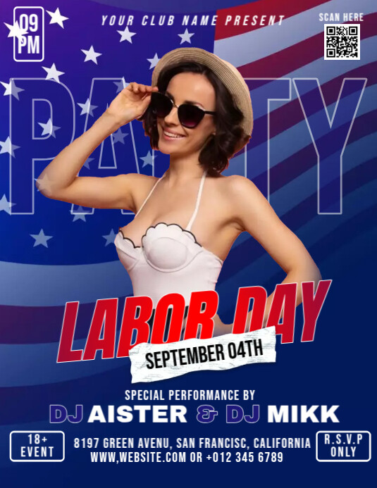 Labor Day Party Template | PosterMyWall
