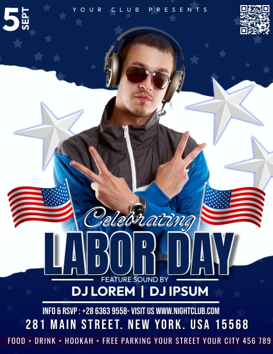 Labor Day Party Design Template | PosterMyWall