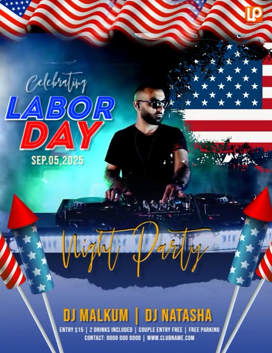 Labor Day Party Template | PosterMyWall