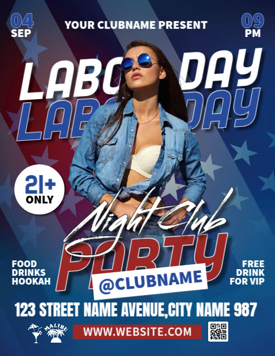 Labor Day Party Template | PosterMyWall