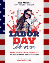 happy labor day flyer Template | PosterMyWall