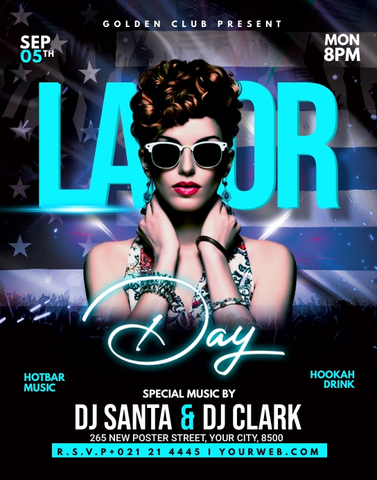 Copy of Labor Day Party Template | PosterMyWall