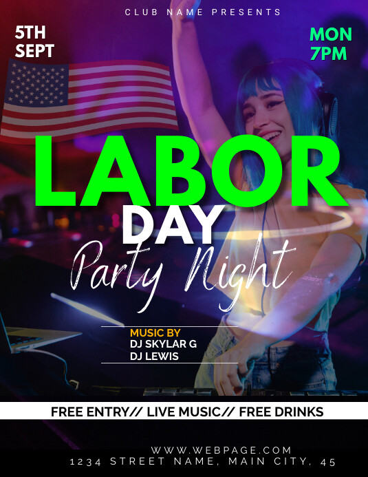 Copy of Labor Day Party Template | PosterMyWall