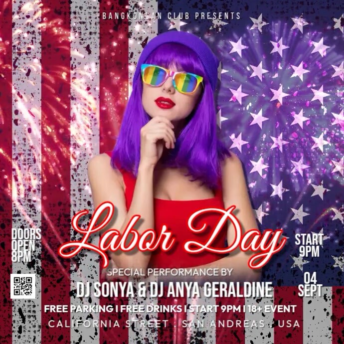 Labor Day Party Video Ads Template | PosterMyWall