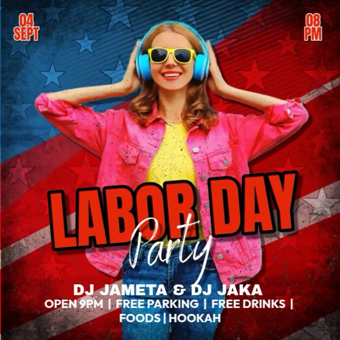 Modèle Labor Day Party Video Ads | PosterMyWall
