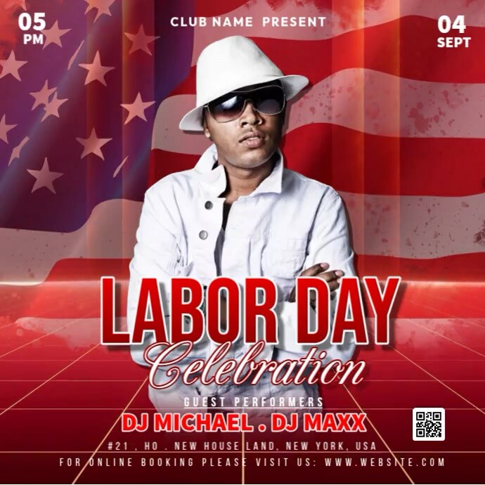 Labor Day Party Video Ads Template | PosterMyWall