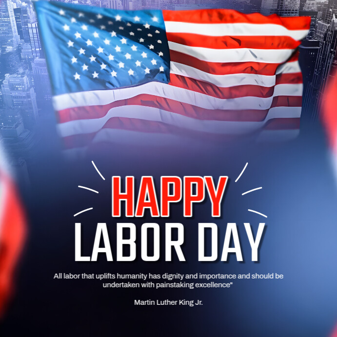 Modèle Labor day Post | PosterMyWall