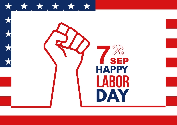 Labor day Postcard Template | PosterMyWall