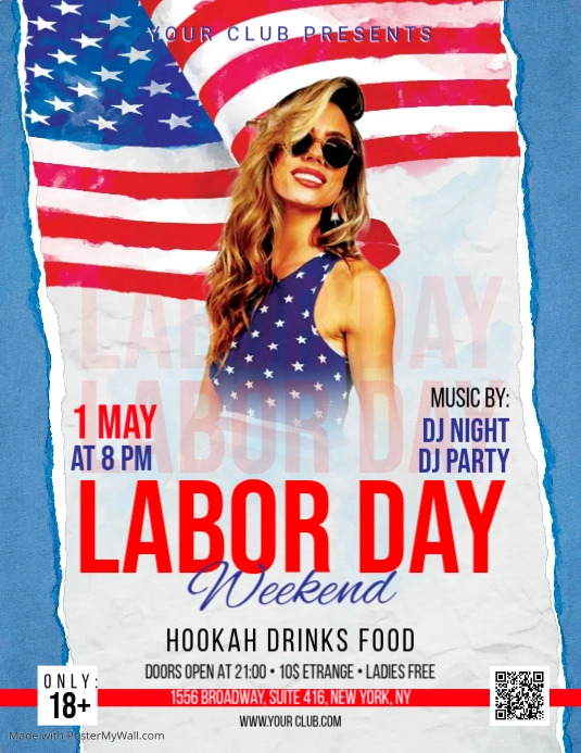 Labor Day Poster Template | PosterMyWall
