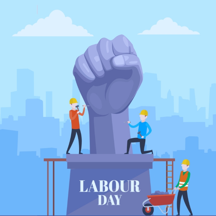 Copy of Labor day poster design template | PosterMyWall