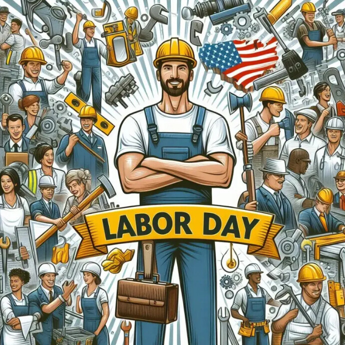 Labor day poster Template | PosterMyWall