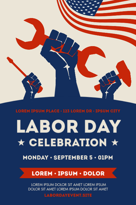 LABOR DAY POSTER Template | PosterMyWall