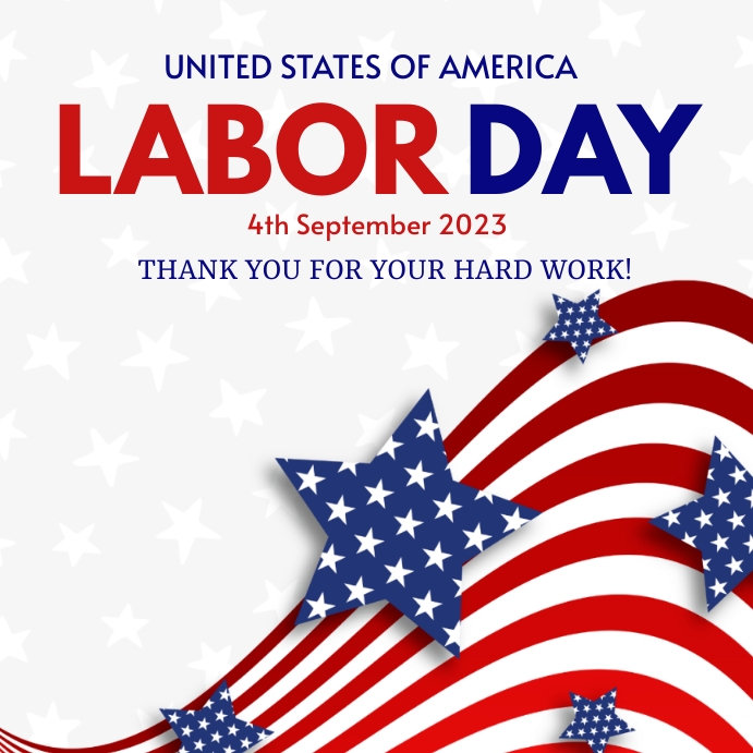Labor day poster Template | PosterMyWall