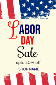 Labor Day Sale Ad Poster Retail Template | PosterMyWall