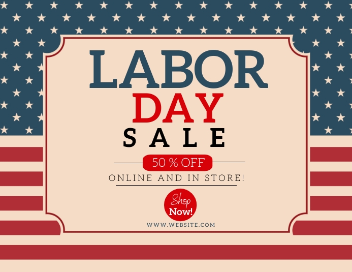 LABOR DAY RETAIL SALE EVENT TEMPLATE | PosterMyWall