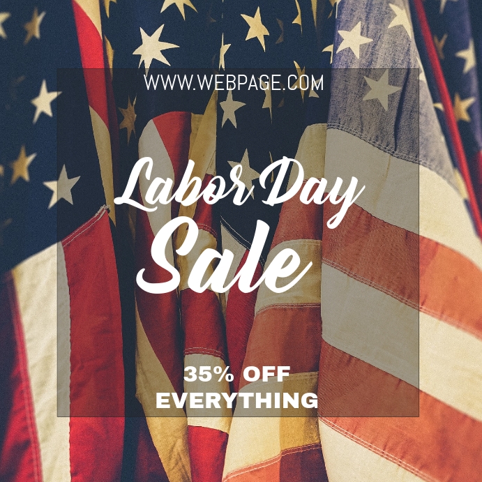 Labor day sale flyer template | PosterMyWall