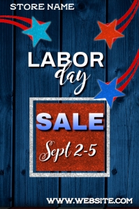 Labor Day Sale Poster Template | PosterMyWall