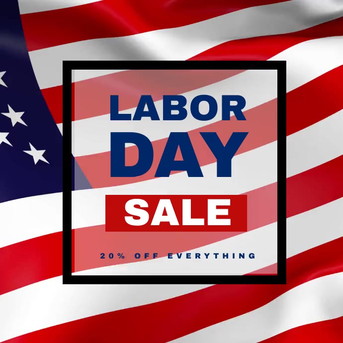 Copy of Labor Day Sale Video Template | PosterMyWall