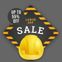 LABOR DAY SHOP SALE NOTICE TEMPLATE | PosterMyWall
